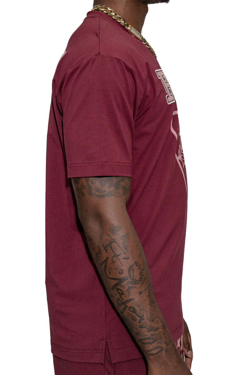 The Brand With The Leaf Mauve Shirt | Blac Leaf Clothing