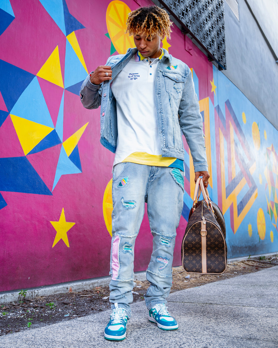 Classic Leaf Denim Jean | Blac Leaf Clothing