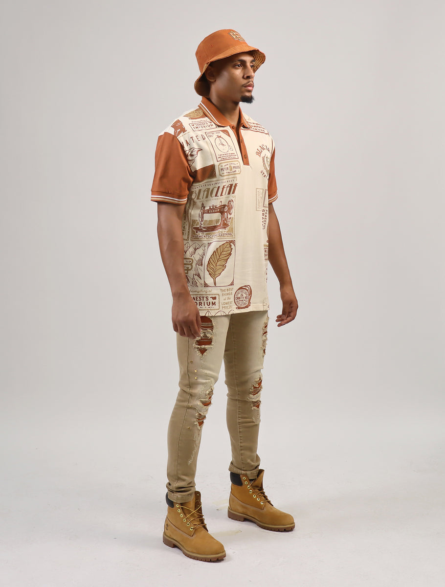 Stay Elevated Polo Shirt, Jeans, Bucket Hat and G7 Sneakers Bundle ...
